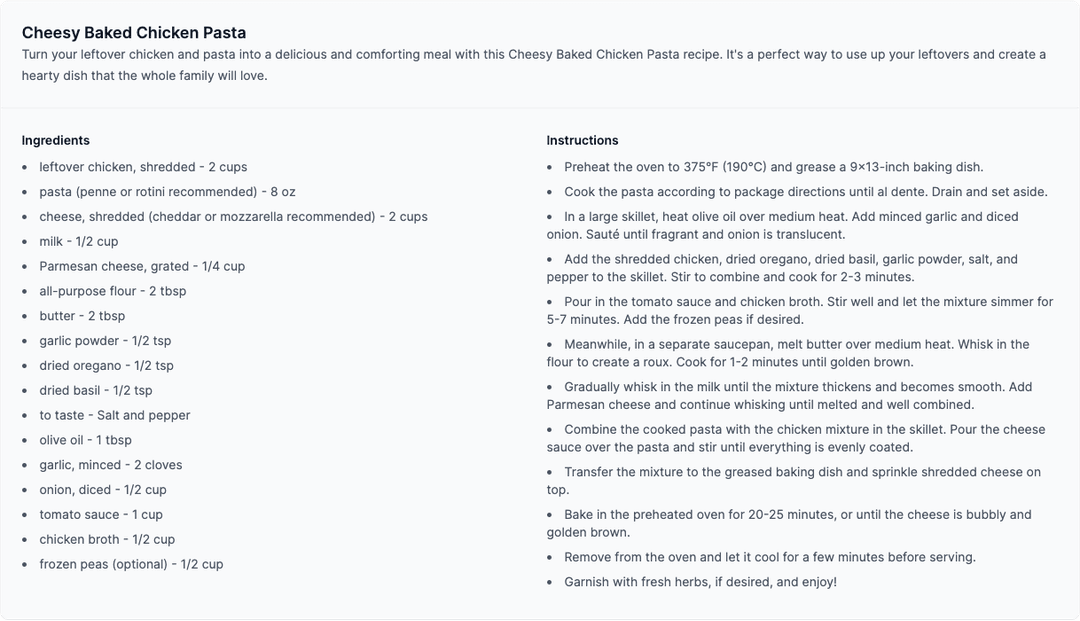 Recipe Reactor - The ultimate kitchen companion