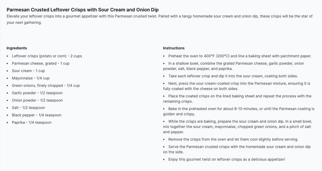 Recipe Reactor - The ultimate kitchen companion